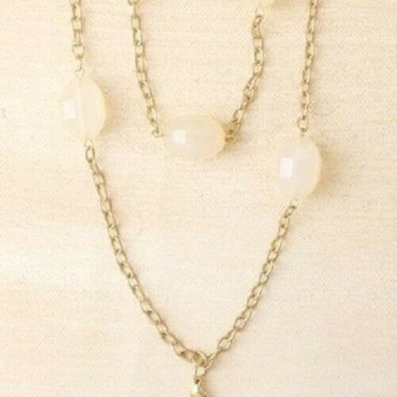 Jewel Jade | Jewelry | Jewel Kade Duet Goldcream Beaded Chain Wrap ...